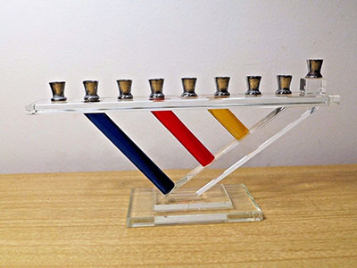 13 Amazing Glass Menorahs for Hanukkah 2018 (Made in Israel) - Amen V Amen
